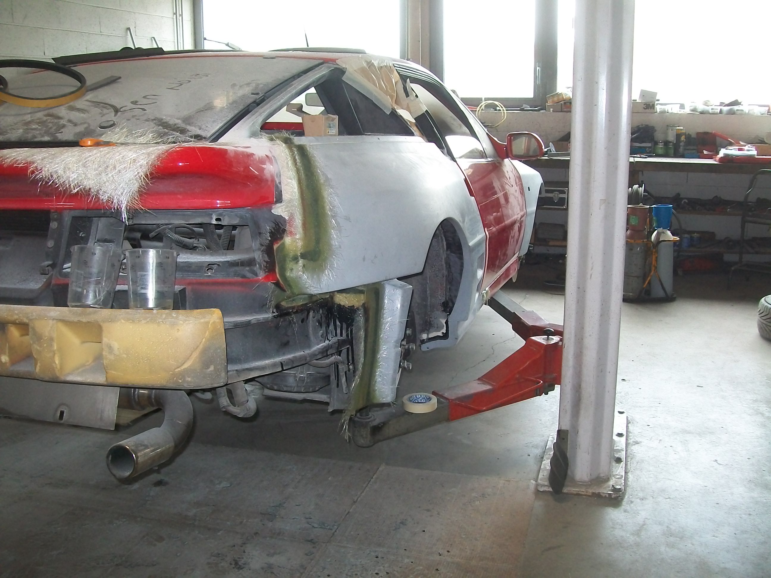 REALISATION DES PIECES ET MONTAGE D'UNE A610 "EVO"